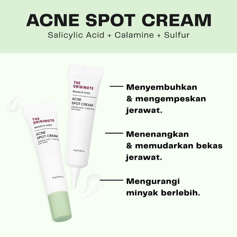 Jual The Originote Acne Spot Cream Salicylic acid+ Calamine + sulfur ...