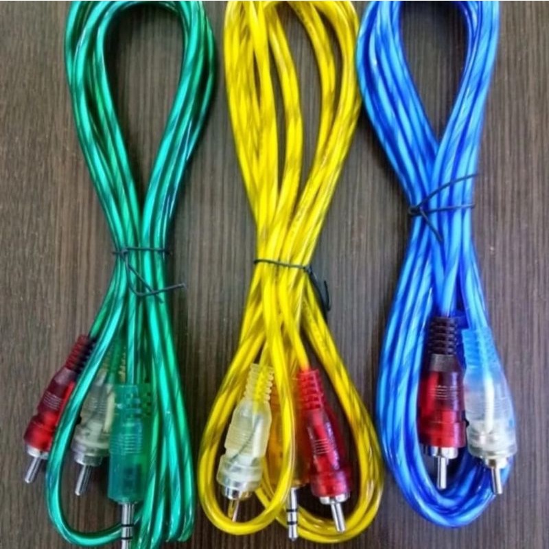 Jual Kabel RCA Transparan 2x1 2 Ke 1 Panjang Kabel 1,5mtr(Harga Perpcs ...