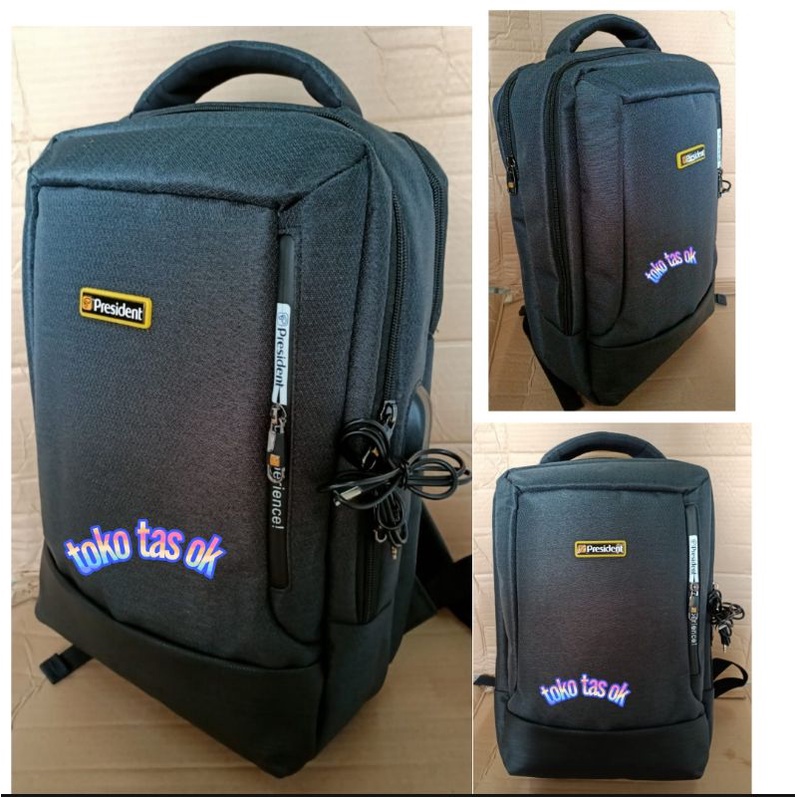 Jual tas ransel president 6886-2-26 original | Shopee Indonesia