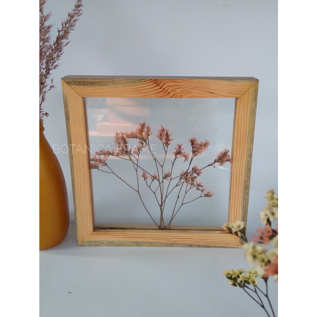 Jual Hiasan ruang tamu dekorasi rumah pigura bingkai kayu 20x20 double ...