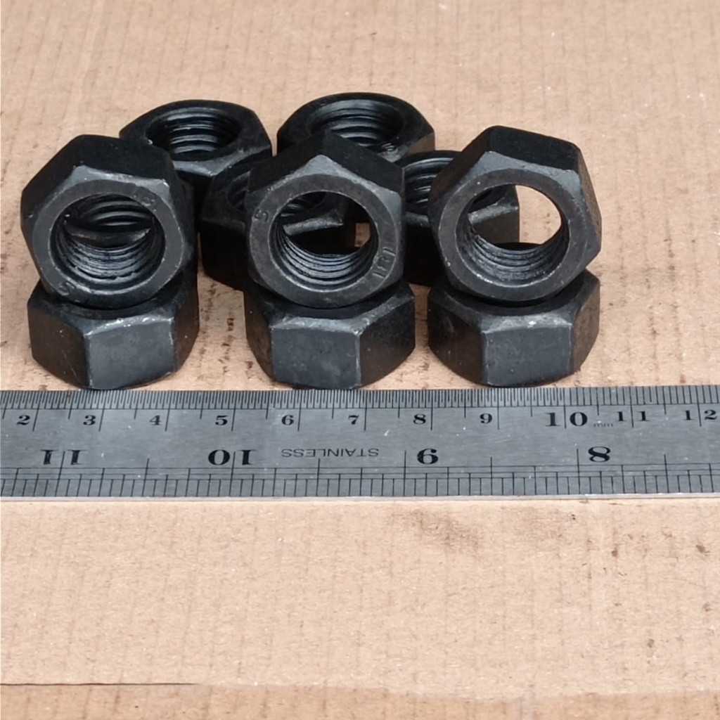 Jual MUR BAJA M16 HTB GRADE 8.8 KUNCI 24 MUR HEX HEAVY NUT 16MM WARNA ...