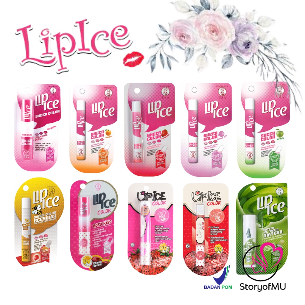 Jual LIP ICE Sheer Colour Color 2.2g | Lip Balm | Pelembab Bibir ...