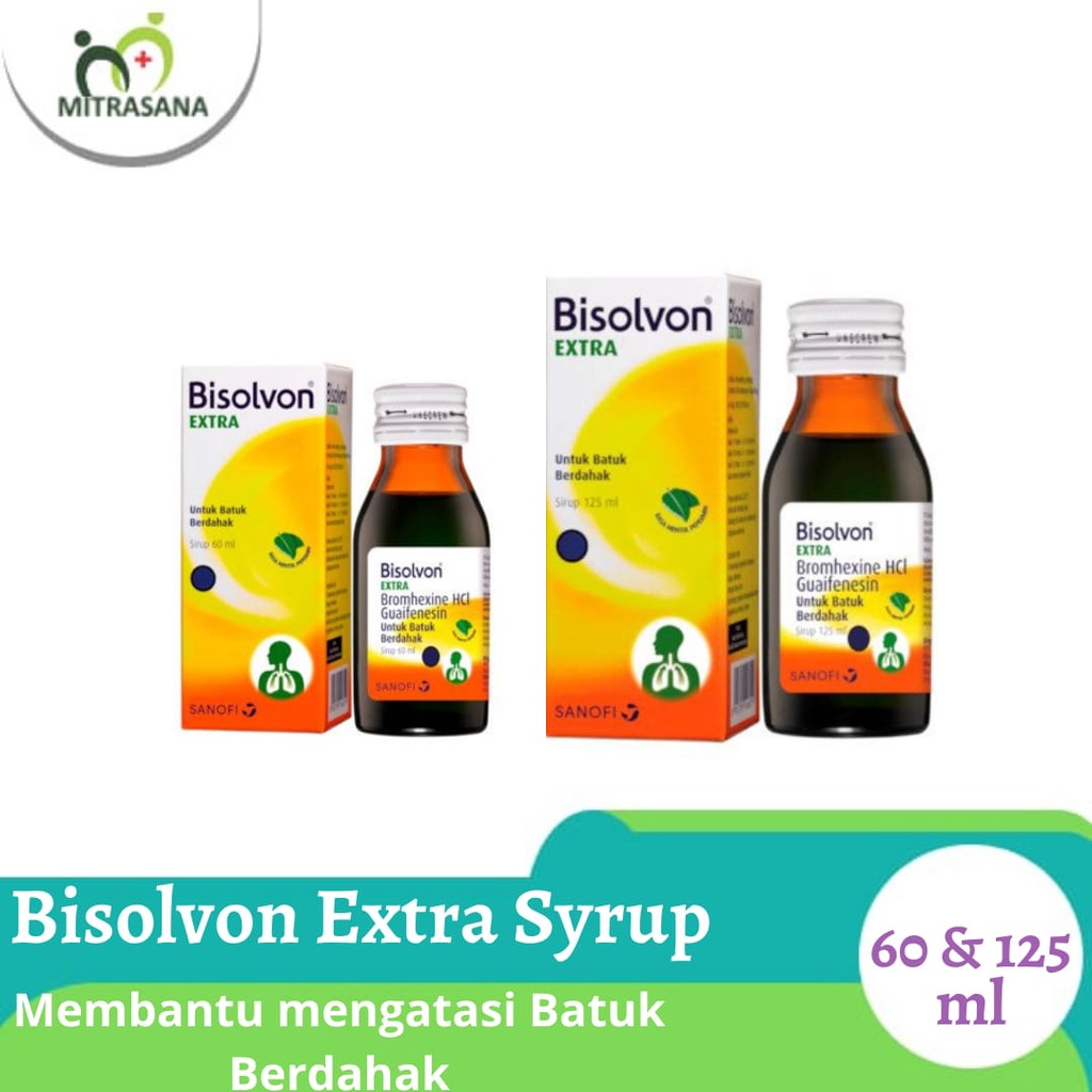 Jual BISOLVON EXTRA 60 ML dan 125 ML | Shopee Indonesia