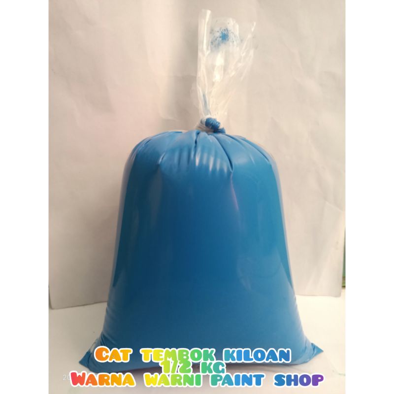 Jual CAT TEMBOK/CAT KILOAN/CAT DINDING/CAT BIRU TUA 400GRAM | Shopee ...