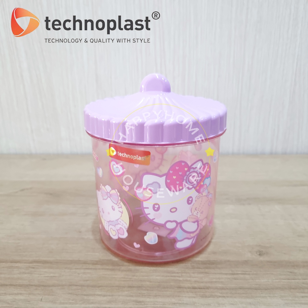 Jual TECHNOPLAST Hello Kitty Canister / Toples Plastik Arcylic 1000Ml & 1300Ml | Shopee Indonesia