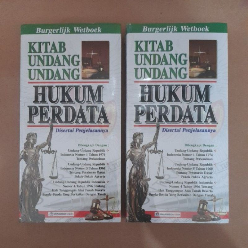 Jual Kitab Undang-undang HUKUM PERDATA | Shopee Indonesia