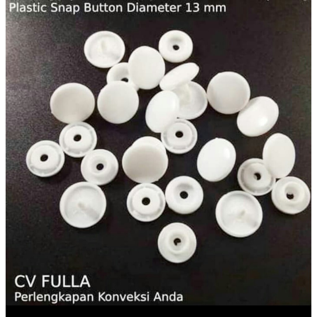 Jual Kancing Jepret Plastik Lebar 13mm isi 10 Pasang | Shopee Indonesia