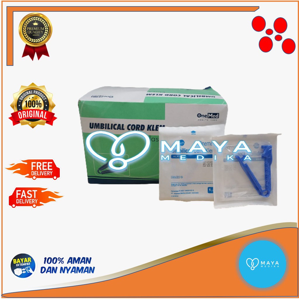 Jual Umbilical Cord Klem Classic / OneMed / Box | Shopee Indonesia