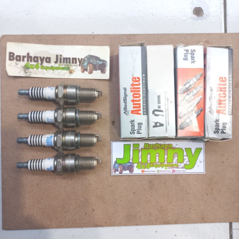 Jual BUSI KATANA RACING AUTOLITE DOUBLE PLATINUM SPARK PLUG JIMNY MADE ...