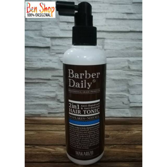 Jual Makarizo Hair Tonic Barber Daily 140ml | Shopee Indonesia
