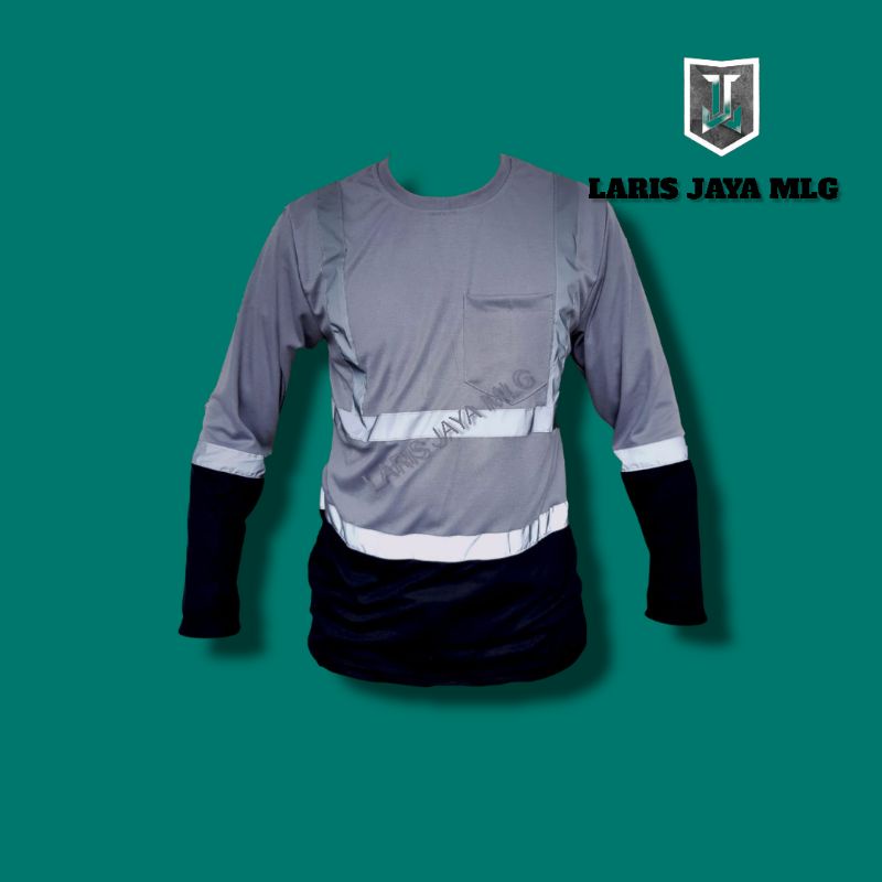 Jual KAOS SAFETY PROYEK SCOTLIGHT LENGAN PANJANG (KOMBINASI) | Shopee ...