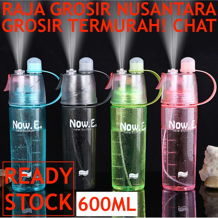 Jual Botol minum 600ML spray NEW B botol minum anak botol minum semprot ...