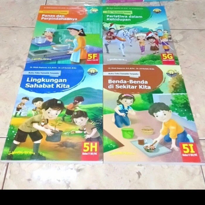 Jual PAKET Buku Sd Teks Tematik Terpadu Kelas 5 FGHI Yudhistira | Shopee Indonesia