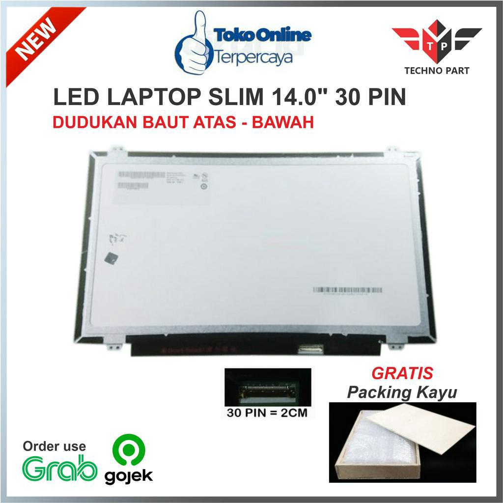 Jual LCD Laptop LED 14.0" 14 Inch Slim 30 PIN | Shopee Indonesia