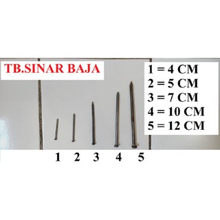 Jual Paku Kayu 7 CM per Kg / Paku 3" inch | Shopee Indonesia