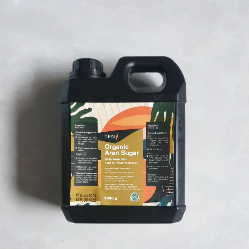 Jual Toffin Gula Aren Cair 1000ml / Sirup Gula Aren Toffin 1000ml ...