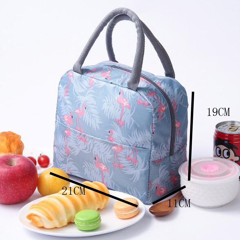 Jual AGG-211 Tas Bekal Makan Model Resleting / Lunch Cooler Bag / Tote ...