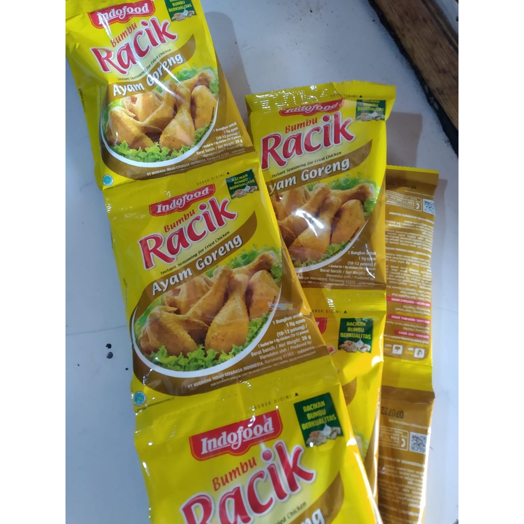 Jual Bumbu racik ayam goreng indofood 1 renceng/ 1 renteng isi 10pcs ...