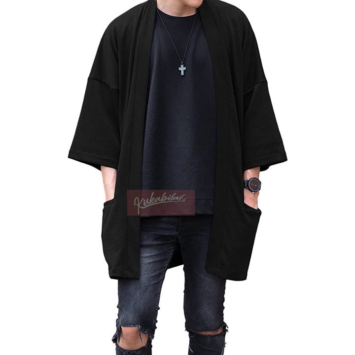 Jual KUKABILAL OUTER KIMONO CARDIGAN KARDIGAN JEPANG KOREA COWO LAKI ...