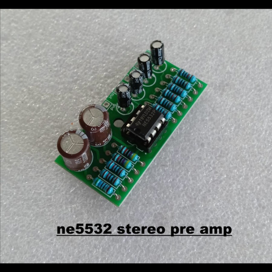 Jual pre amp 12v dual opamp buffer kit audio hifi ne5532 mantul rollable | Shopee Indonesia