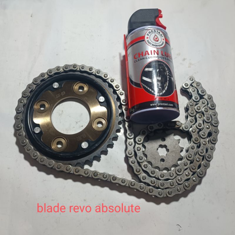 Jual gear gir rantai set bonus chain lube blade new revo absolute blade ...