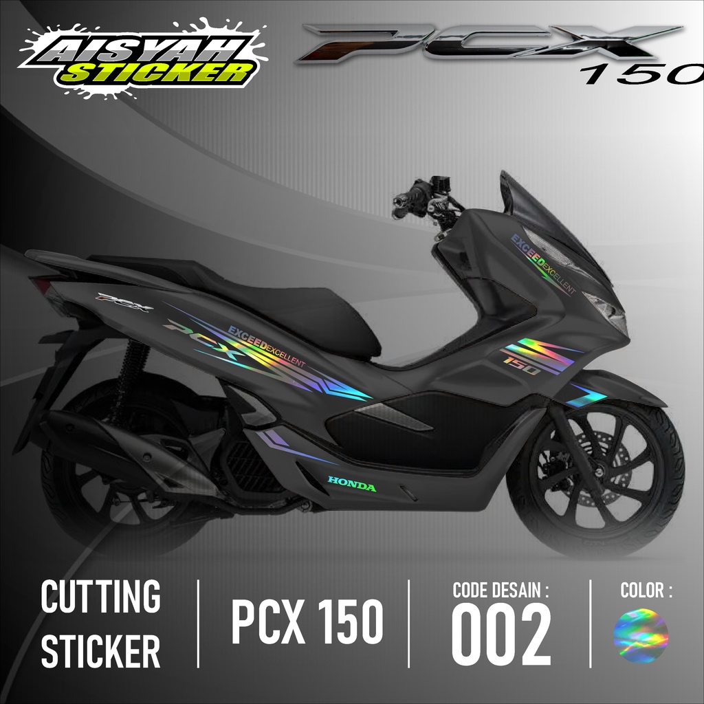 Jual (COD) stiker cutting list bodi honda pcx 150 sticker cutting pcx ...