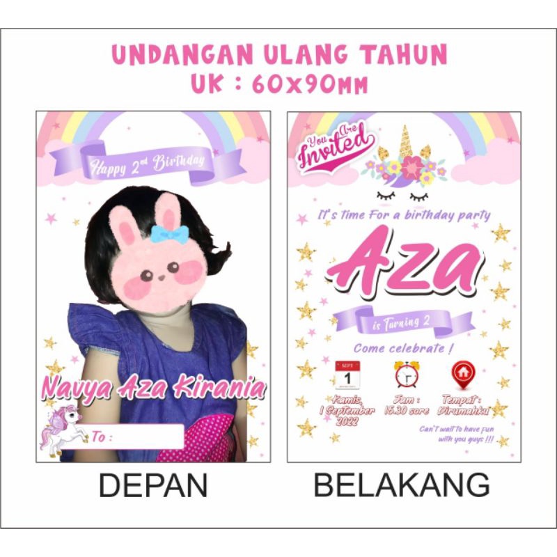 Jual Undangan Ulang Tahun Karakter Shopee Indonesia