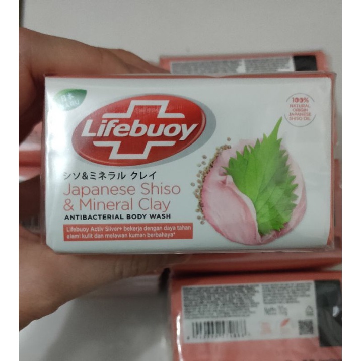 Jual (Lifebuoy) Japanese Shiso & Mineral Clay Antibacterial Bar Soap ...