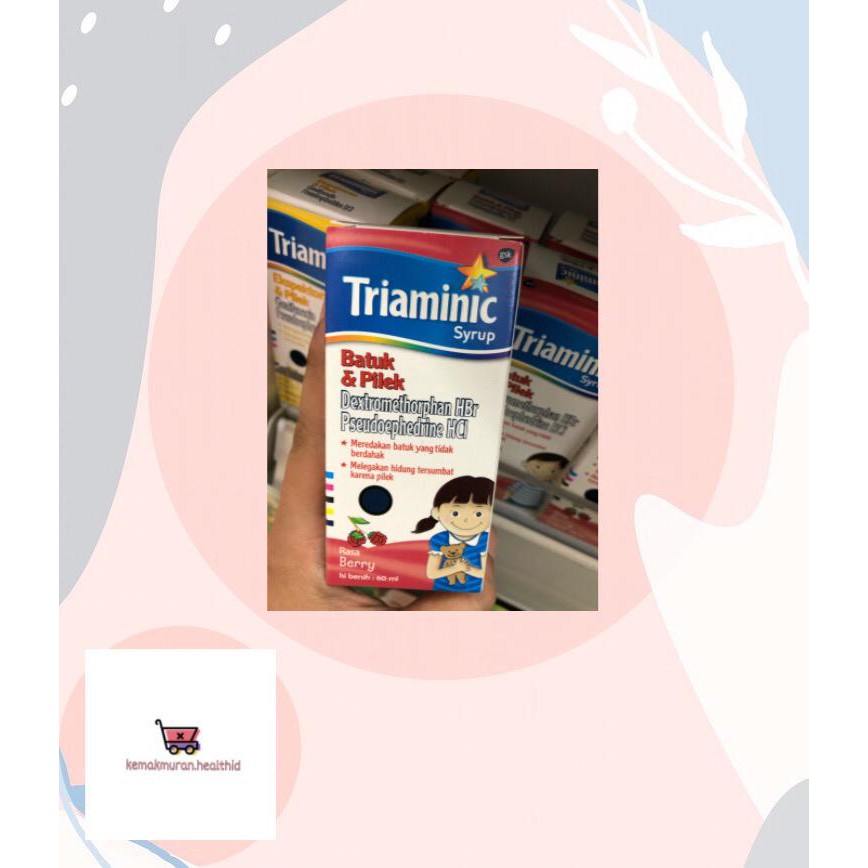 Jual TRIAMINIC BATUK SYRUP 60 ML | Shopee Indonesia