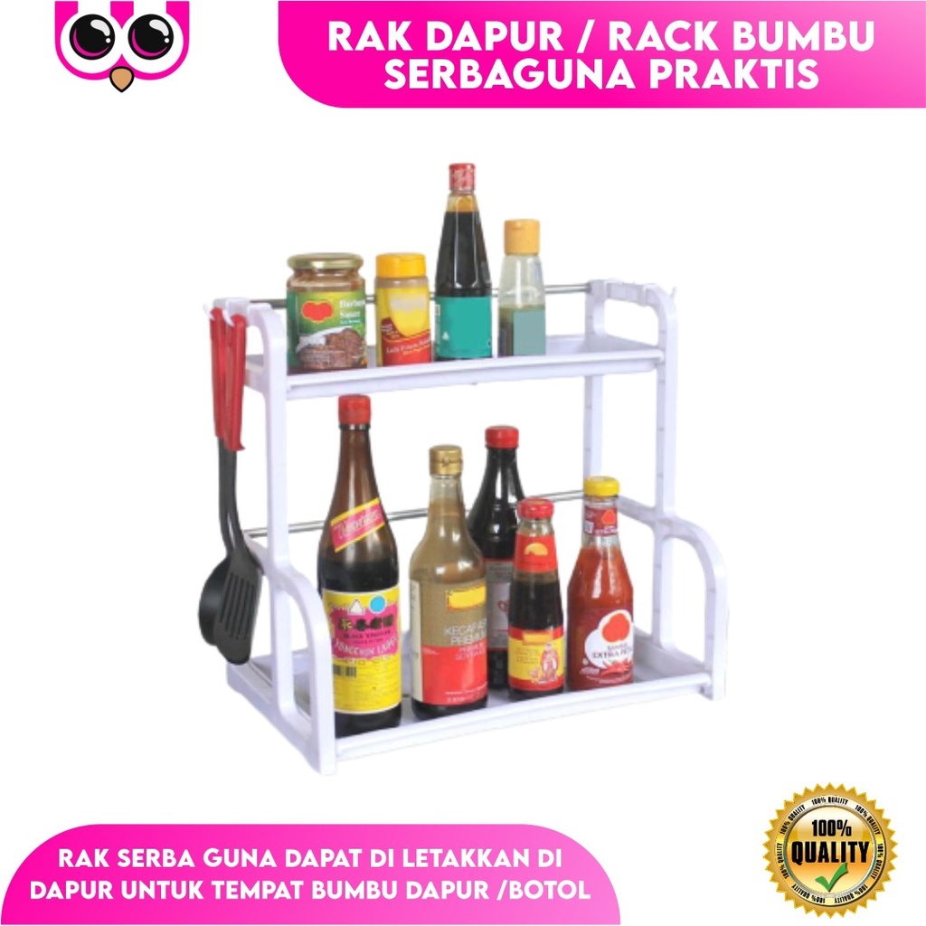 Jual RAK DAPUR / RACK BUMBU SERBAGUNA PRAKTIS | Shopee Indonesia