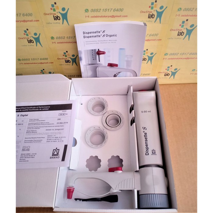 Jual BRAND 4600351 Dispensette S Bottle top Dispenser 2.5 - 25 ML ...