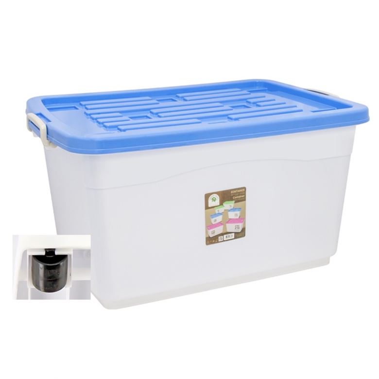 Jual Green Leaf 7885 Container Box Roda 210Liter Jumbo Kotak ...