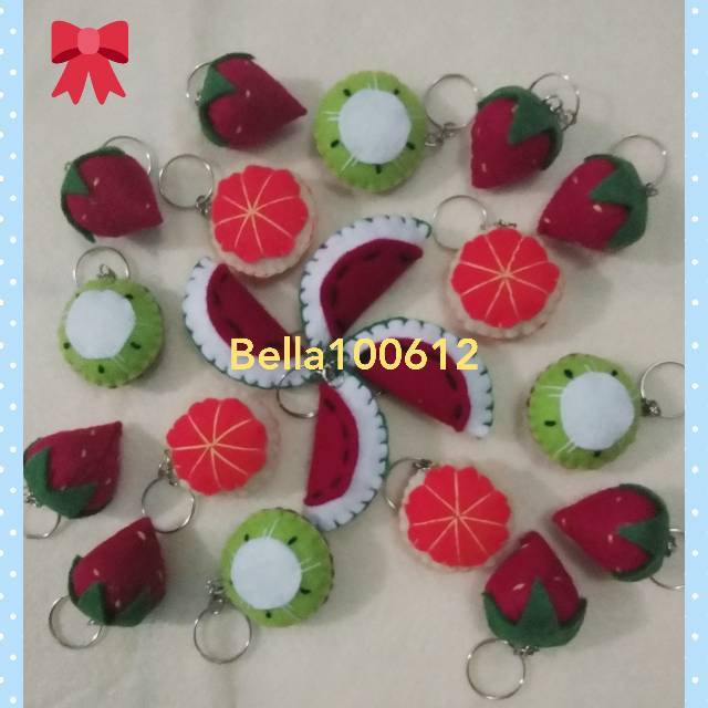 Jual Souvenir pernikahan gantungan kunci buah 1 | Shopee Indonesia