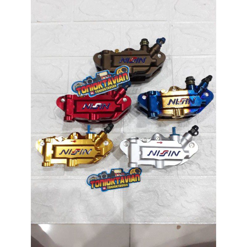Jual Kaliper monoblok NSN 4 piston kaliper kanan kaliper motor 4piston monoblok universal ...