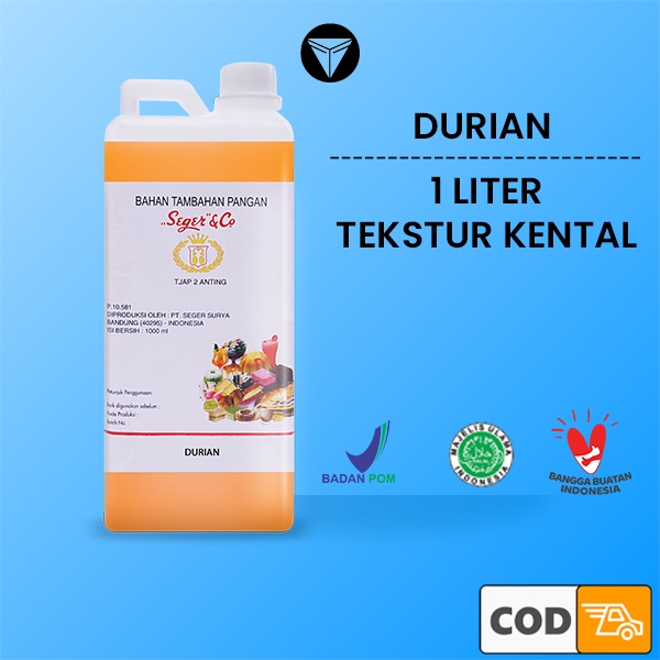 Jual Essence Durian ( Pasta ) Tjap 2 Anting 1 Liter | Shopee Indonesia