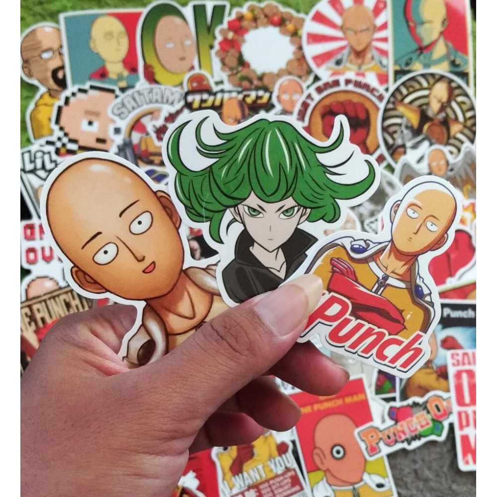 Jual Keren dan Murah - Stiker Anime One Punch Man Saitama | Shopee ...