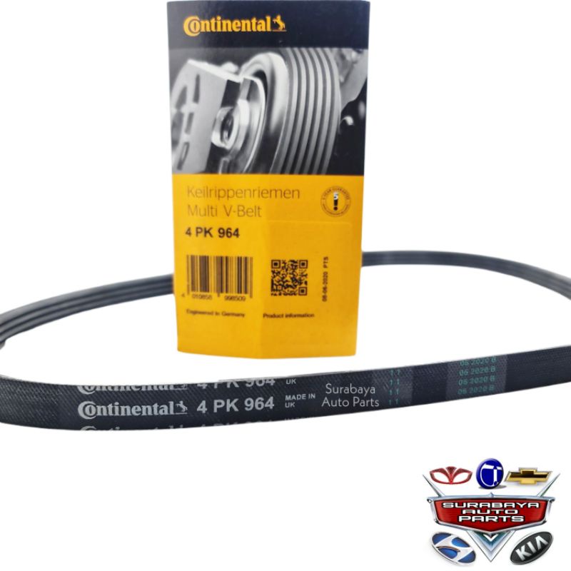 Jual Fan V Belt Ac Chevrolet Spark 1200 1.2 Cc 4pk 964 | Shopee Indonesia