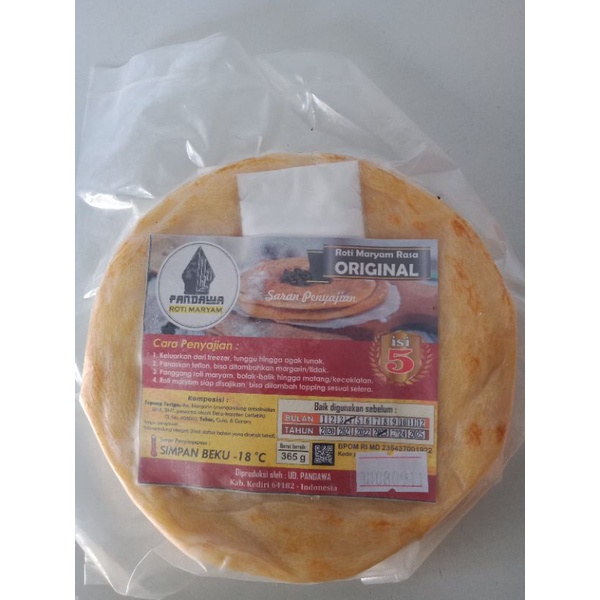 Jual roti maryam/ roti cane/ roti maryam frozen/roti maryam original ...