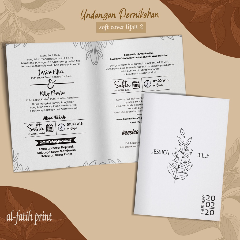 Jual Undangan Pernikahan Murah Simpel Elegan Mewah | Shopee Indonesia
