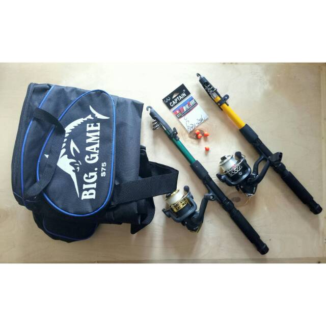 Jual 2 Set Pancing Lengkap Model Antena 150 dan FREE TAS Bahan Kain ...
