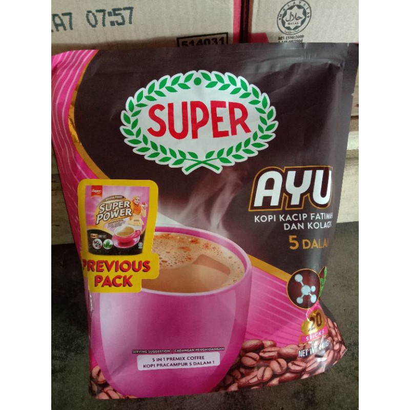 Jual Kopi/ Super Ayu/Kopi Kacip Fatimah 5 in 1/Kopi susu | Shopee Indonesia