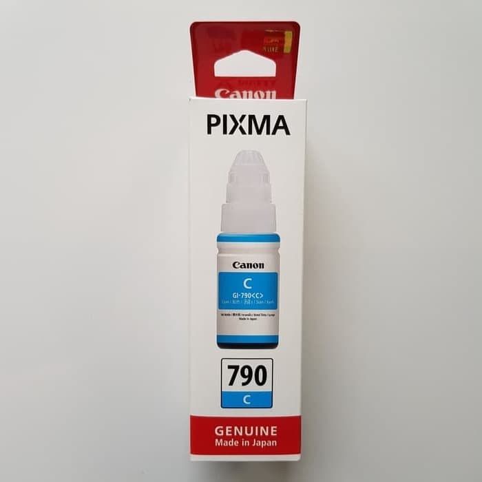 Jual TINTA CANON PIXMA 70ML GI-790 (CYAN) Original G2010 G3010 G4010 ...