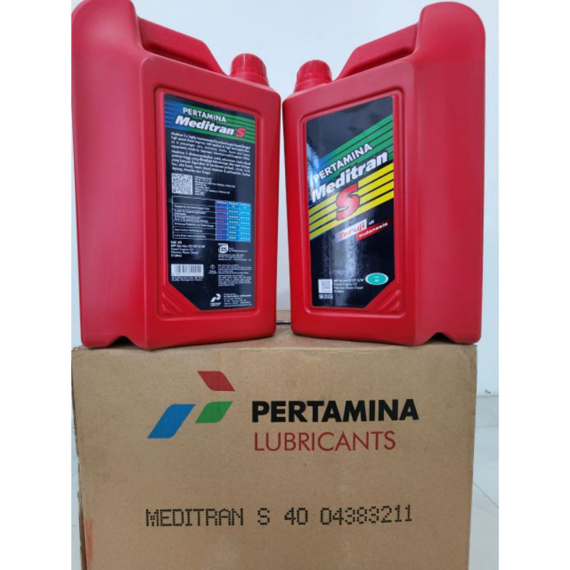 Jual Oli / Oil Pertamina Meditran S 5 Liter SAE-40 S40 Mesin Diesel ...