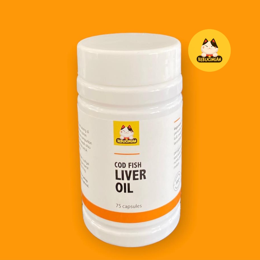 Jual Minyak Ikan COD Fish Liver Oil Vitamin Bulu Kucing Anjing ...