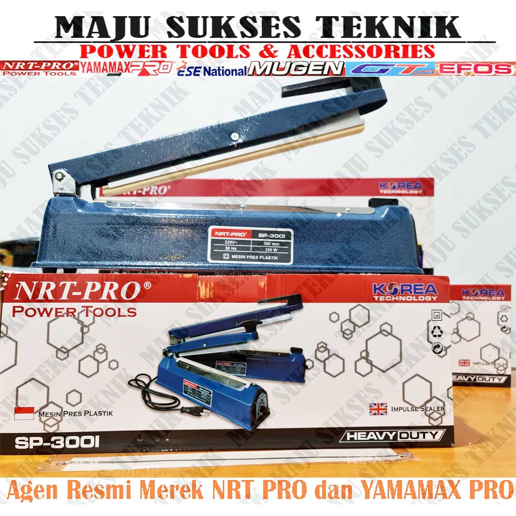 Jual NRT PRO SP300I Sealer Plastik 30cm Body Besi Mesin Press Tangan 30 ...