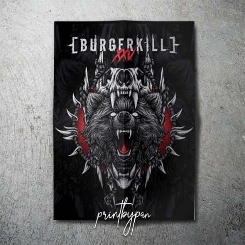 Jual (Part 1) Poster BURGERKILL - Poster Dinding Aesthetic - Poster ...