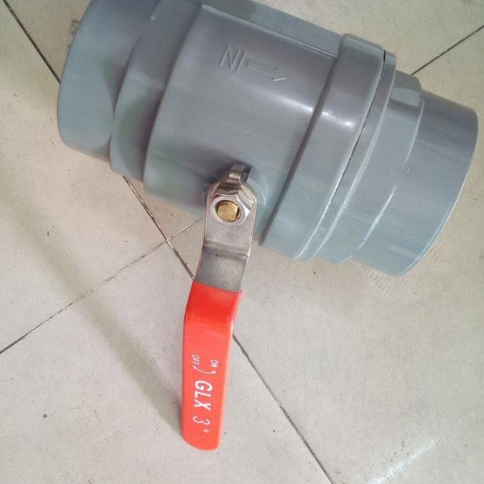 Jual stop kran ball valve pvc 3"/ balvalep/valep palep | Shopee Indonesia