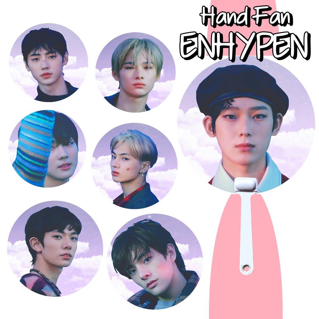 Jual HAND FAN ENHYPEN KIPAS ENHYPEN KPOP | Shopee Indonesia
