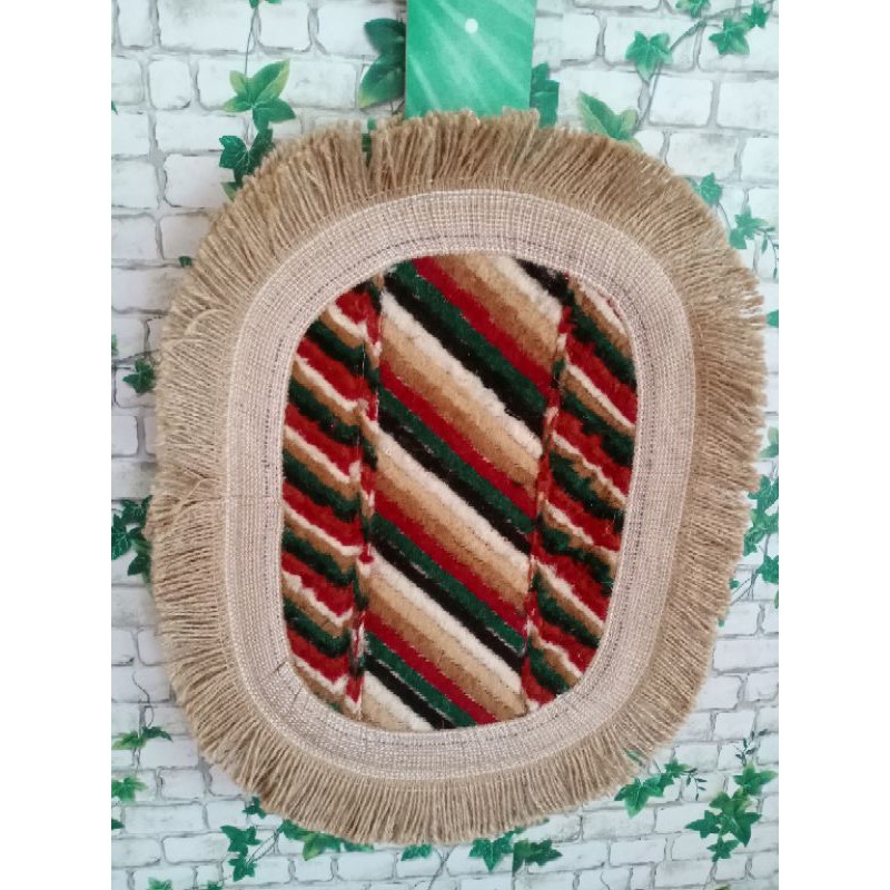 Jual Keset Hiasan/Alas Vas bunga Unik/Tali Rami 40x60cm | Shopee Indonesia