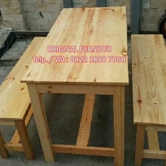 Jual meja set/meja kayu/meja+bangku/meja makan/meja bar & resto/meja ...